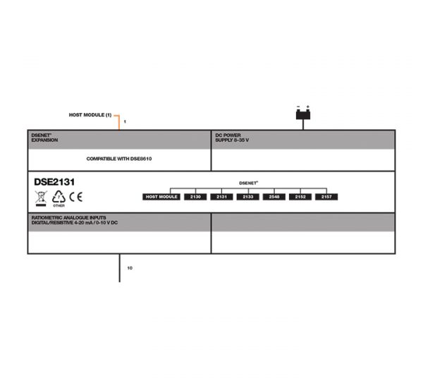 Original DSE2131 | DSENet® Ratiometric Input Expansion Module | Power ...