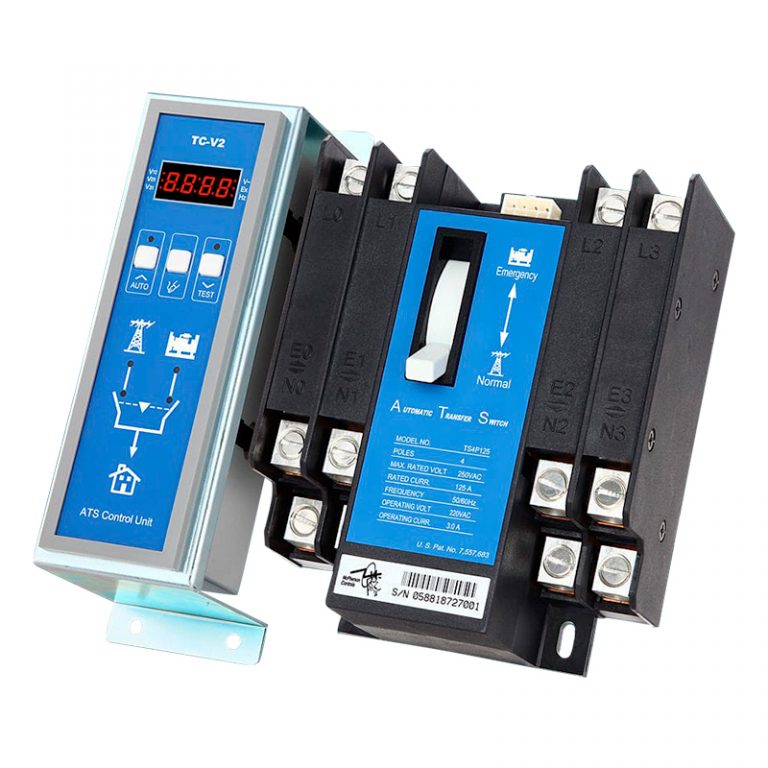 Transfer Switch 4 pole | 125 Amps | TCS4P125-22 | Power Master Inc.